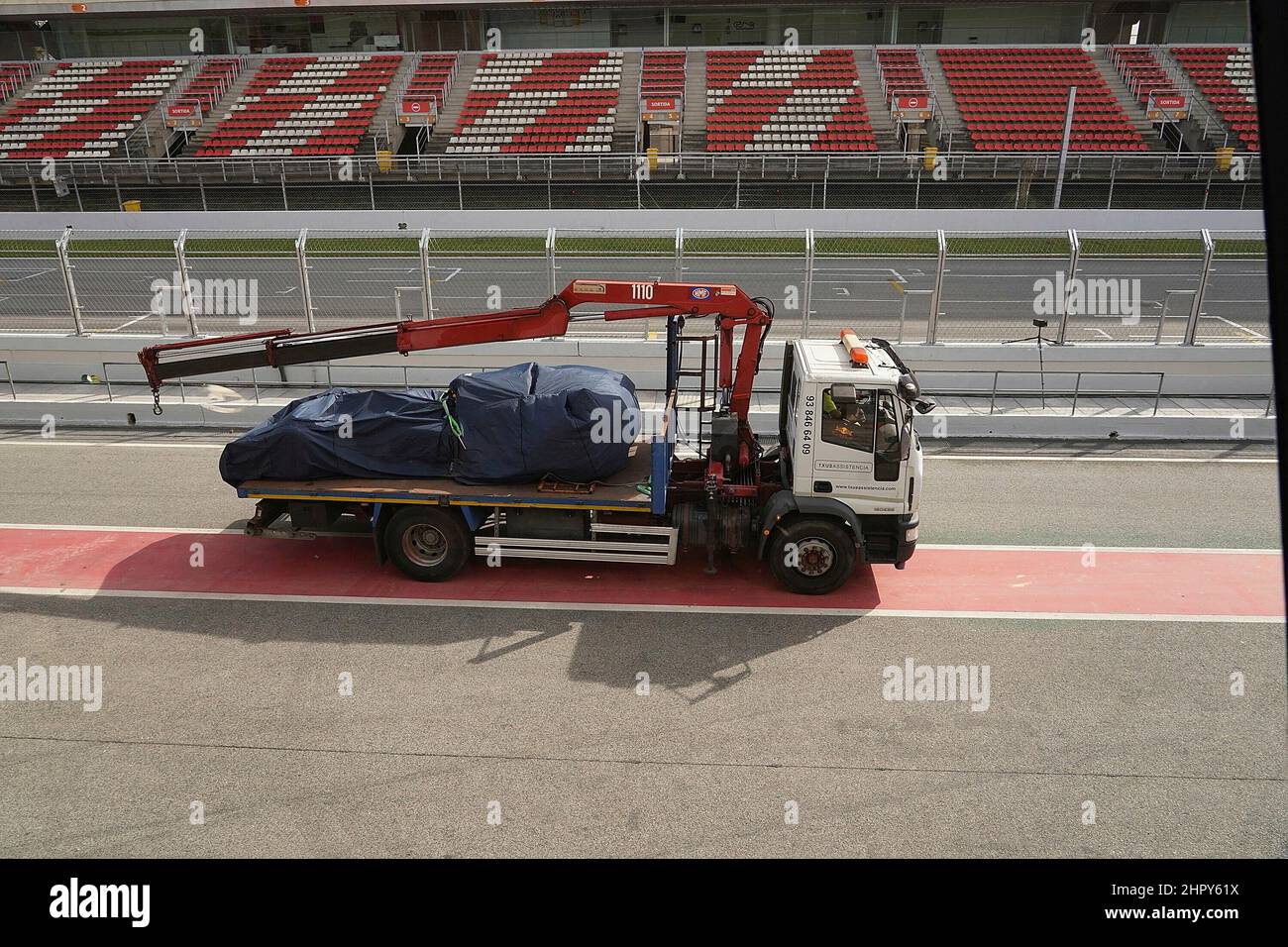 February 24th, 2022, Circuit de Catalunya, Barcelona, Formula 1 testing ...