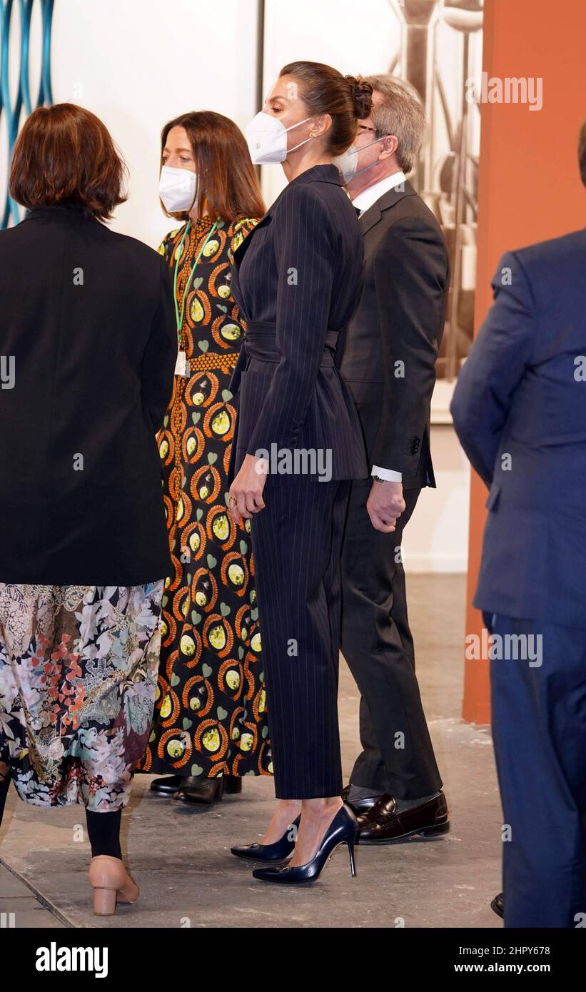 Queen Letizia during the opening of the 41st Arco international ...