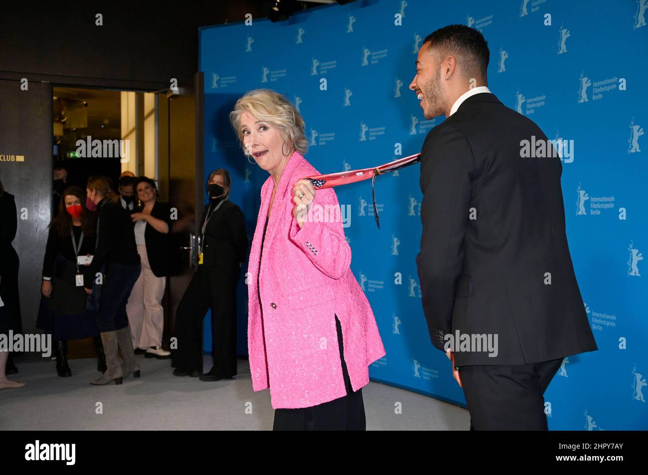 Emma Thompson and Daryl McCormack at the "Good Luck to You, Leo Grande ...