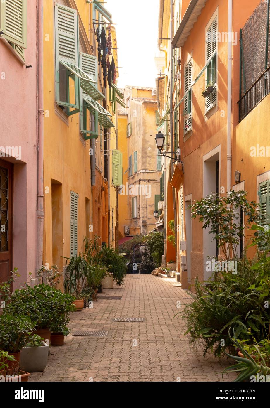 Some houses painted in pastel colours hi-res stock photography and ...