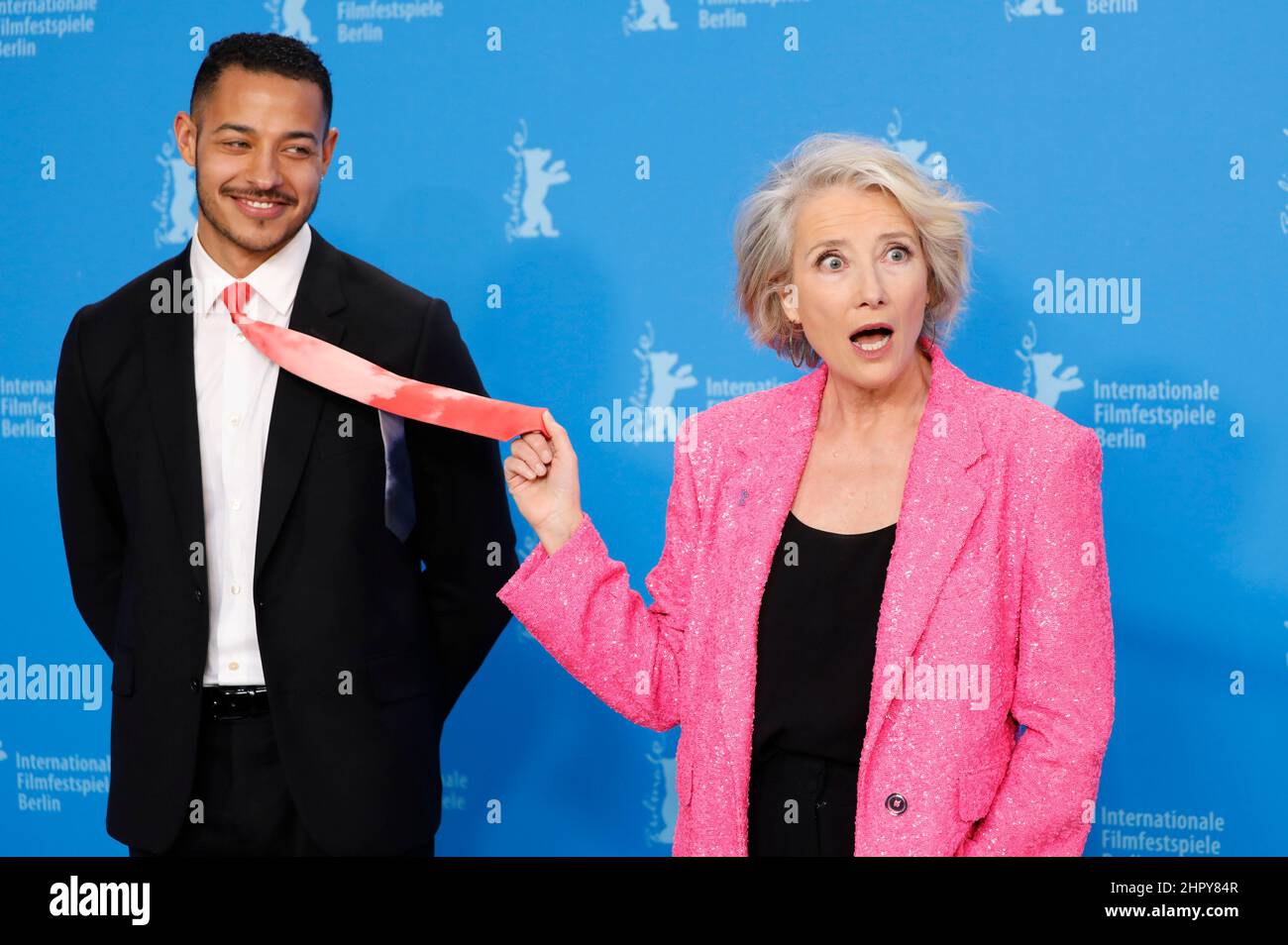 Daryl McCormack and Emma Thompson at the "Good Luck to You, Leo Grande ...