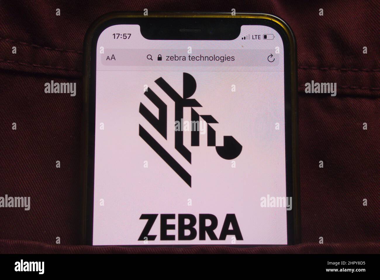 KONSKIE, POLAND - February 22, 2022: Zebra Technologies Corporation ...