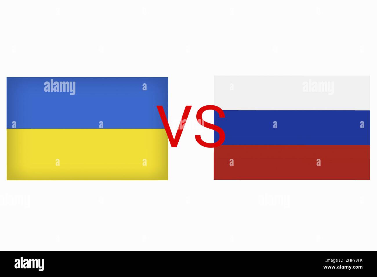 Ukraine Vs Russia In World War Crisis Concept Clash And Military War Conflict Between Ukrainian
