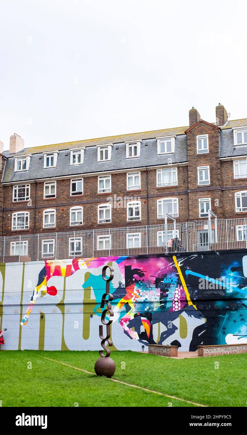 The newly built Circus Street development in Brighton city centre with ...