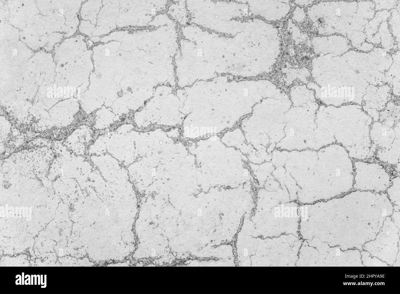 Cracks on white concrete surface cracked weathered cement worn texture ...