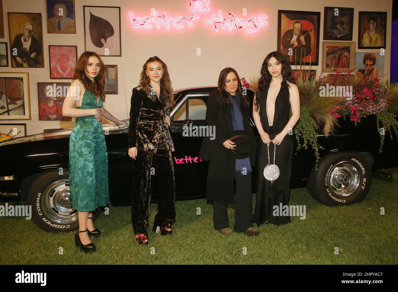 Hollywood, Ca. 23rd Feb, 2022. Hannah Riley, Pamela Adlon, Mikey ...