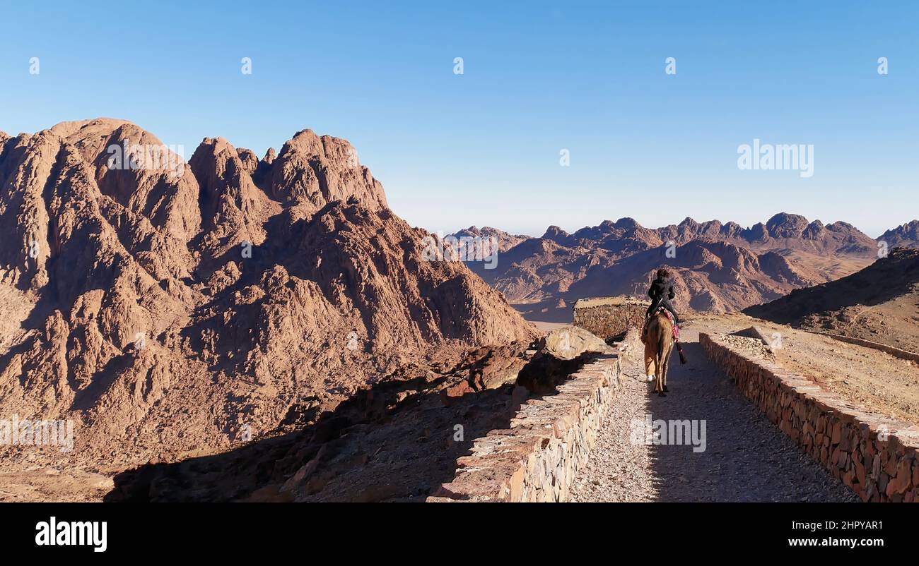 Photo of Sinai Mountain, Mount Moses, a mountain in the Sinai Peninsula ...