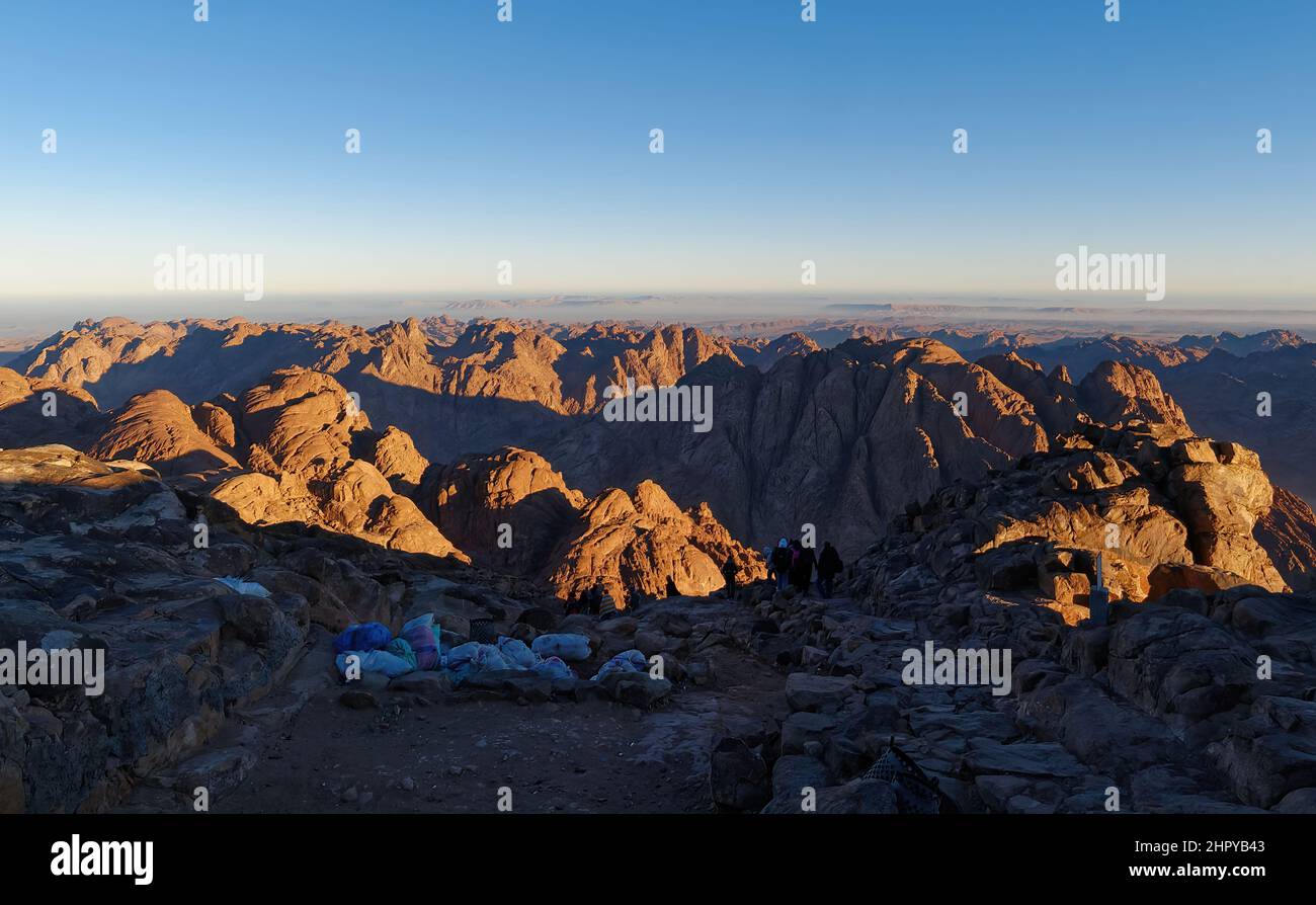 Photo of Sinai Mountain, Mount Moses, a mountain in the Sinai Peninsula ...