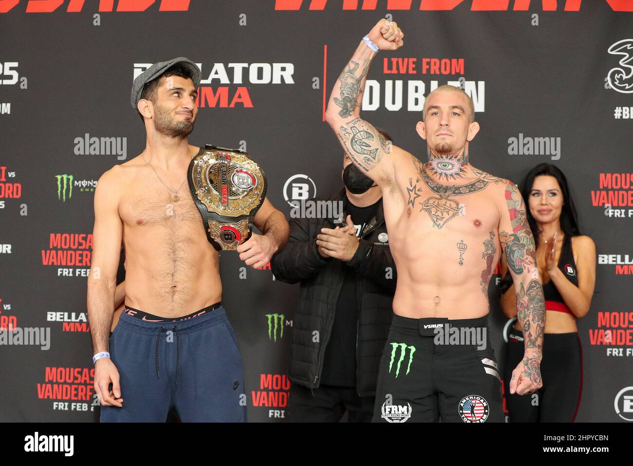 Dublin, Ireland. 24th Feb, 2022. Bellator middleweight world champion ...