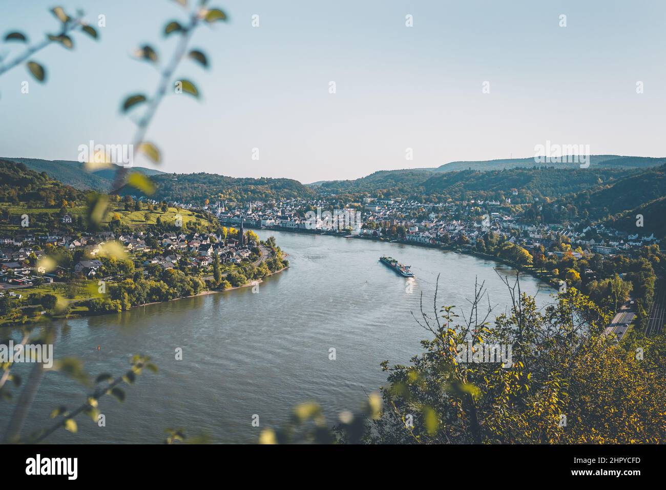 Aerial view rhine gorge in hi-res stock photography and images - Alamy