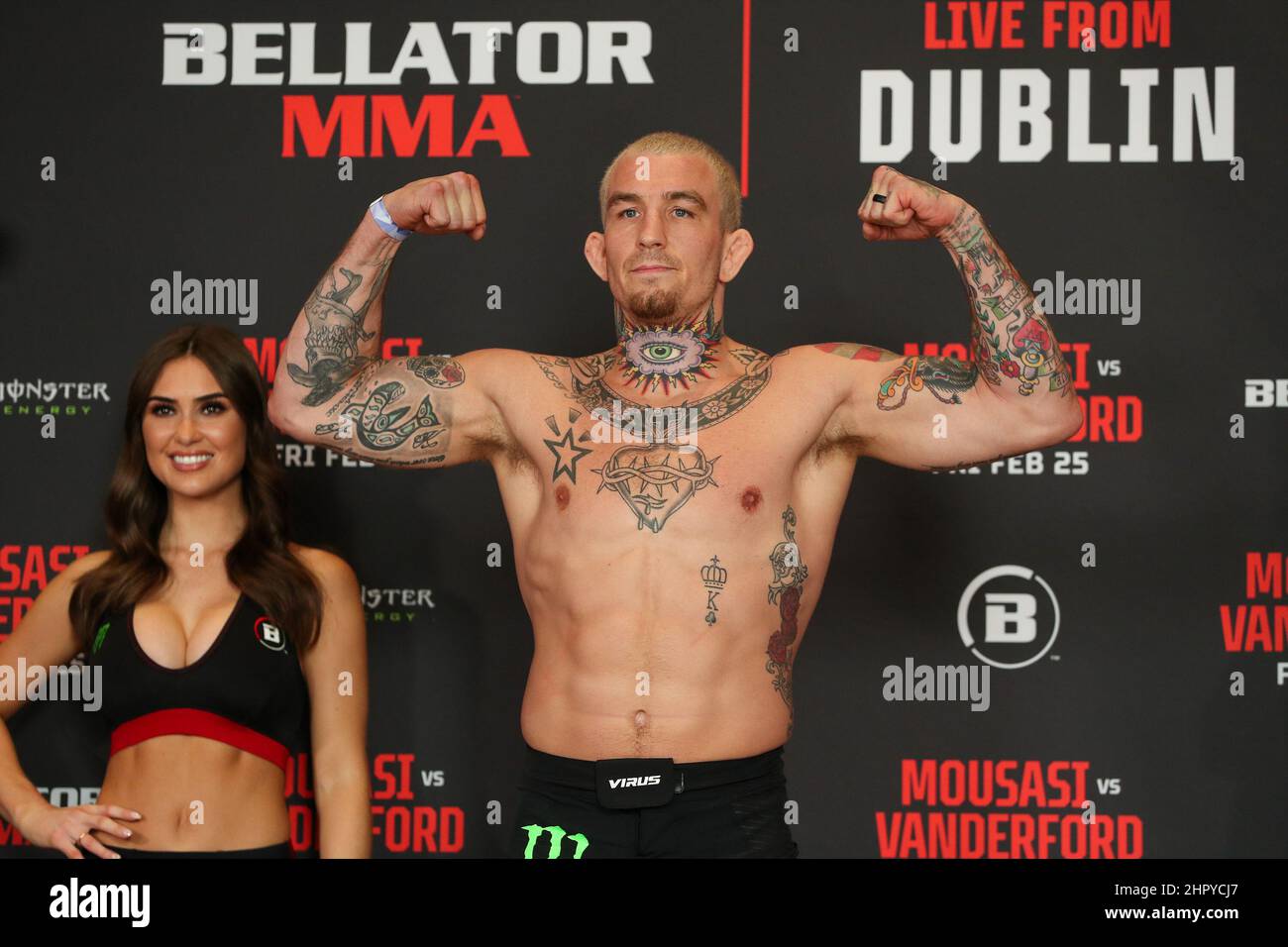 Dublin, Ireland. 24th Feb, 2022. No. 1 ranked Bellator middleweight ...