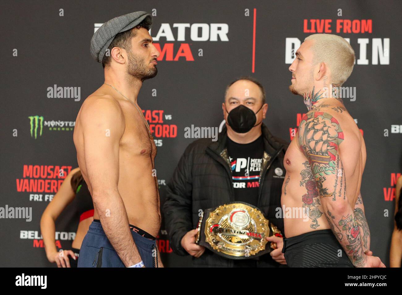 Dublin, Ireland. 24th Feb, 2022. Bellator middleweight world champion ...