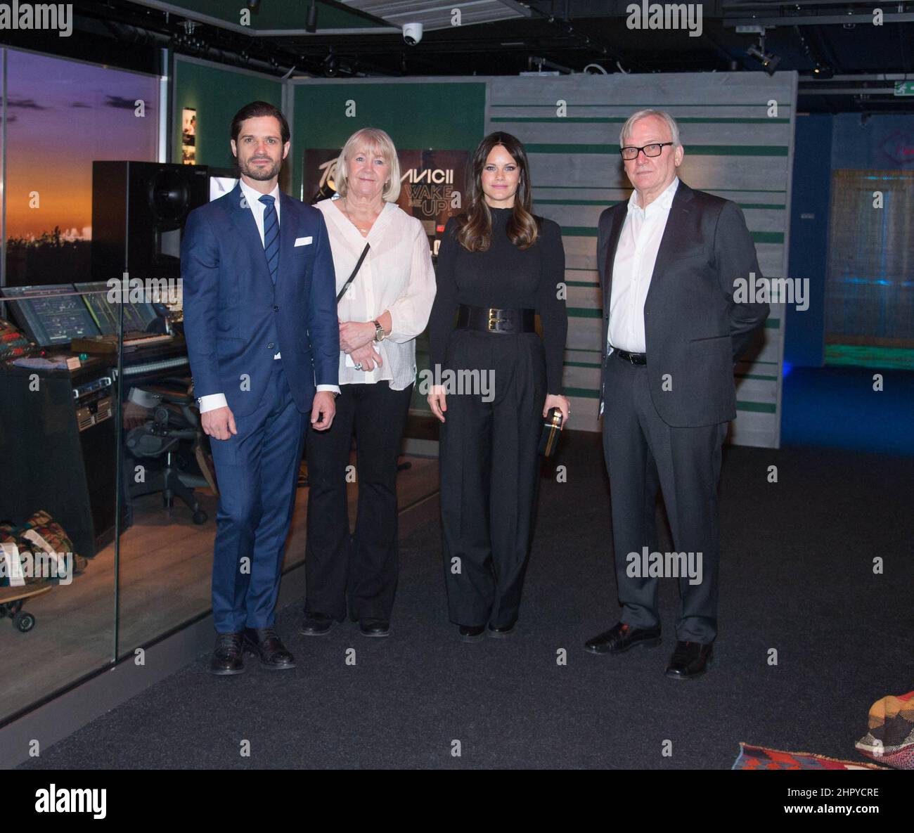 Stockholm, Sweden, February 24, 2022. Prince Carl Philip and Prinsess ...