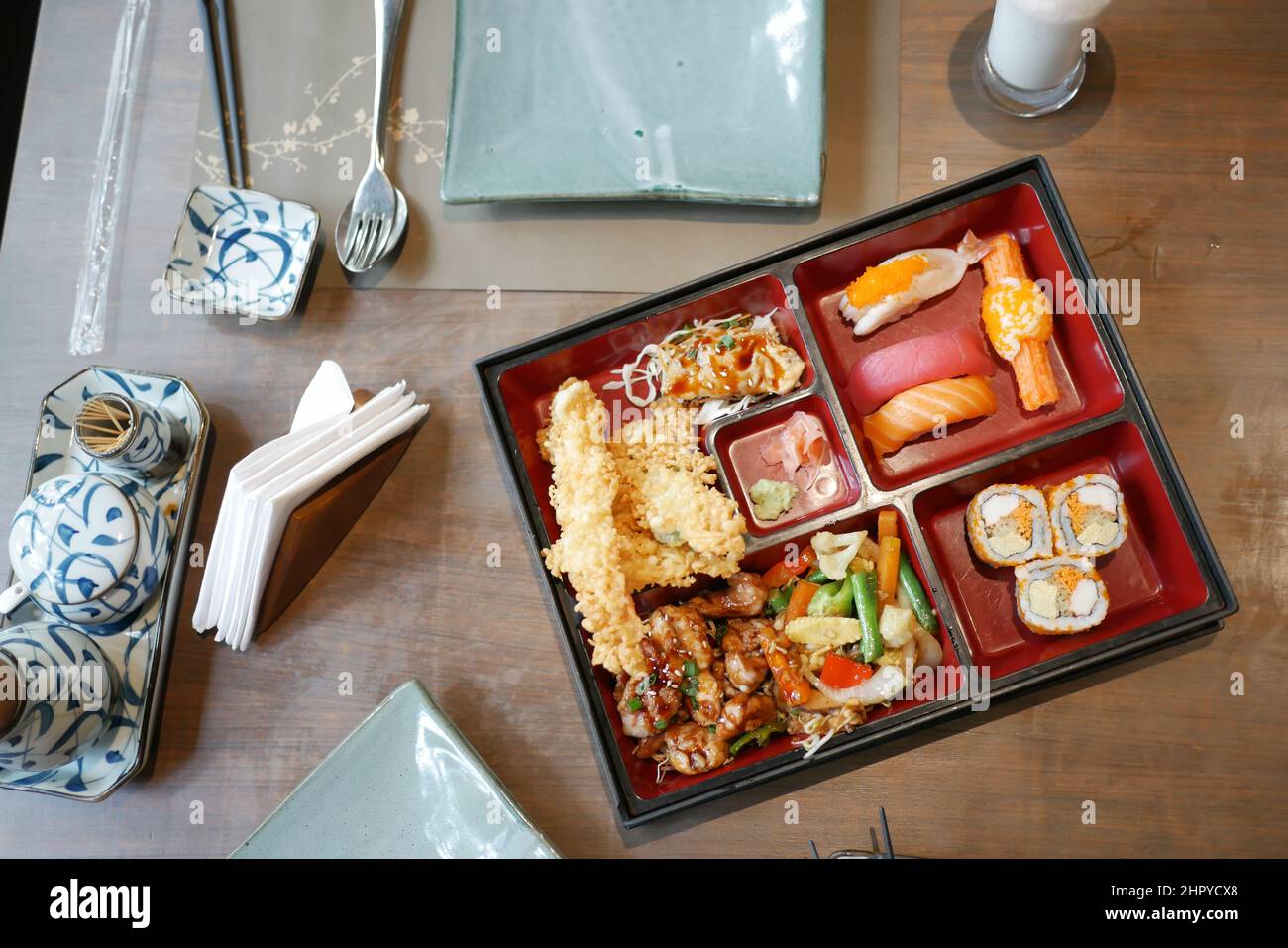 Dinner table food assorted hi-res stock photography and images - Alamy