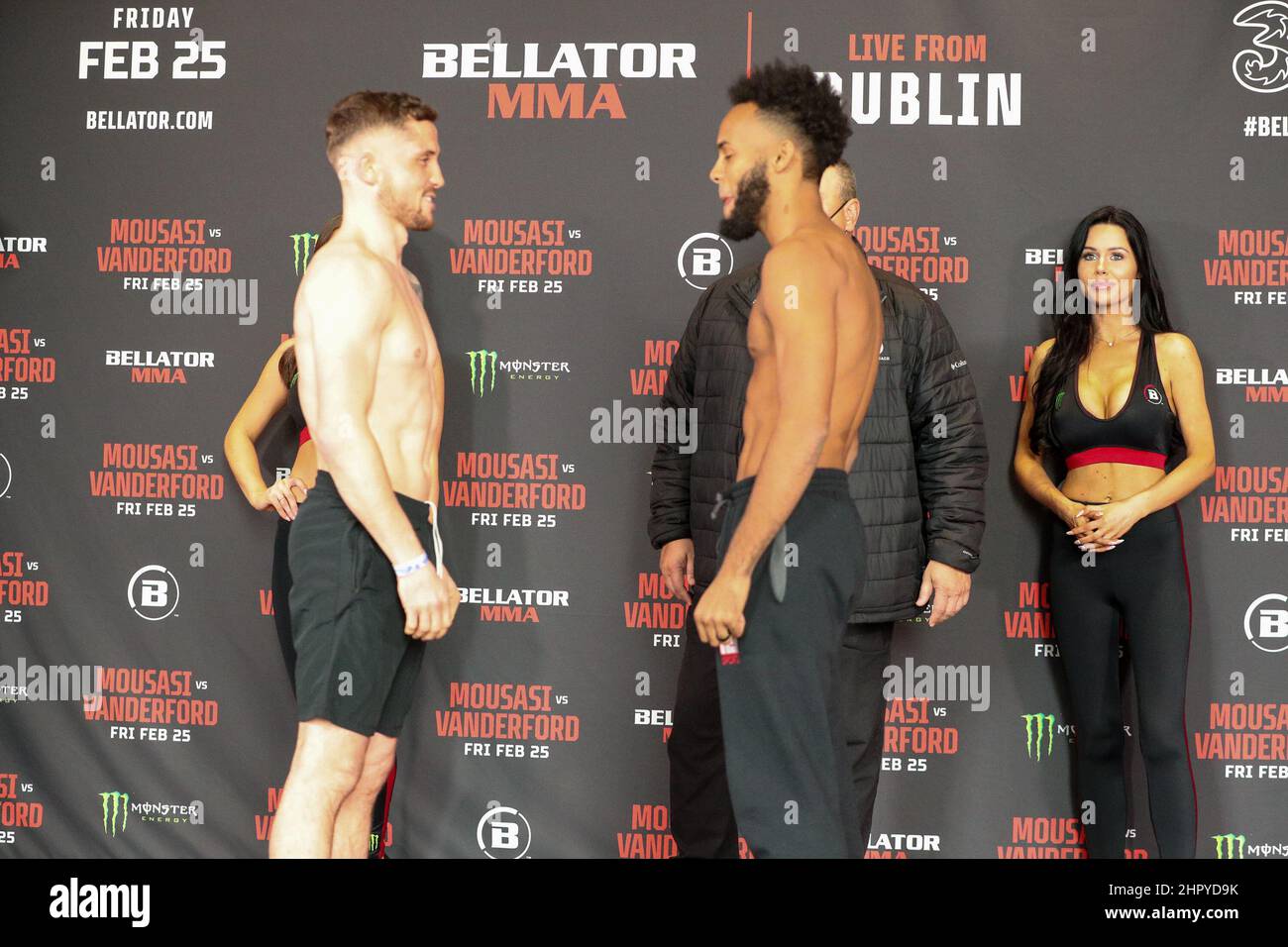 Dublin, Ireland. 24th Feb, 2022. Bantamweight fighter, Brian Moore ...