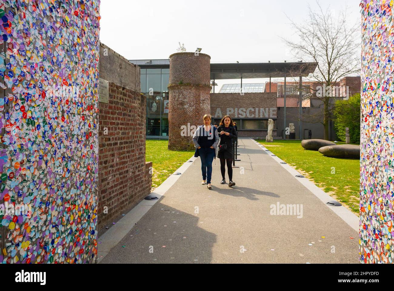 Roubaix, France, la Piscine, Entrance to Museum, Musée de Roubaix ...