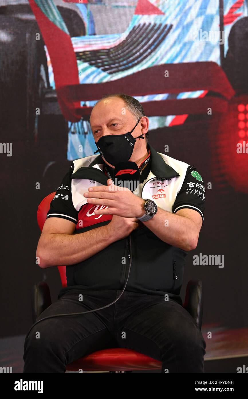 Frederic Vasseur (FRA) Alfa Romeo F1 Team Team Principal in the FIA ...