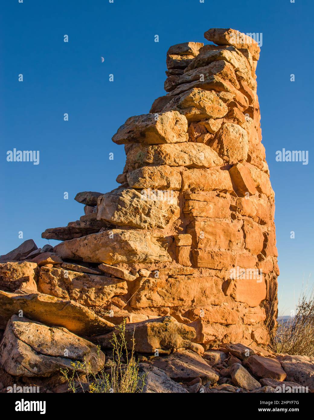 The Baullie Towers Ruins on Cedar Mesa in southeastern Utah are ...