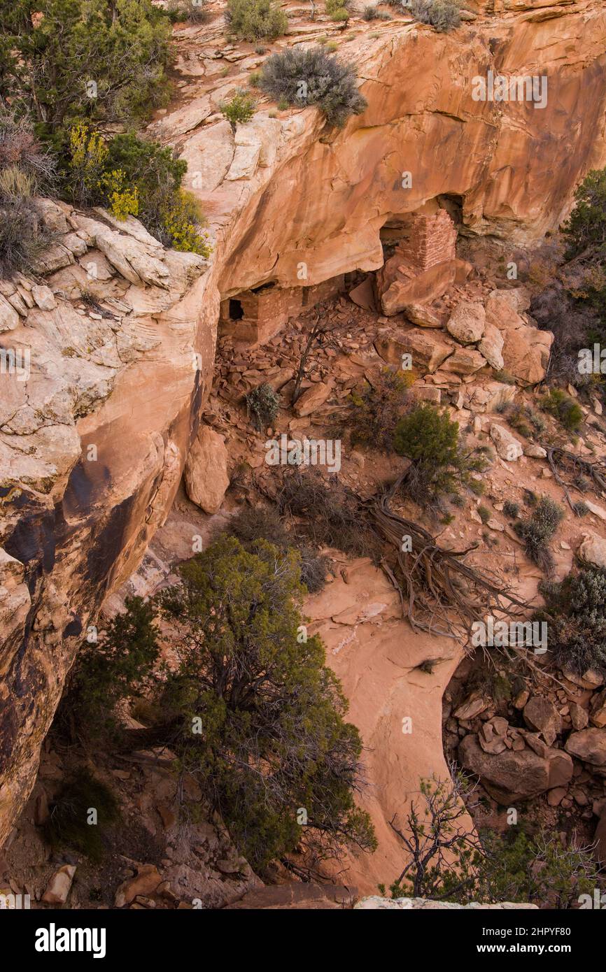 The Baullie Towers Ruins on Cedar Mesa in southeastern Utah are ...