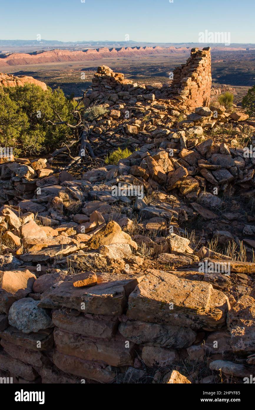 The Baullie Towers Ruins on Cedar Mesa in southeastern Utah are ...