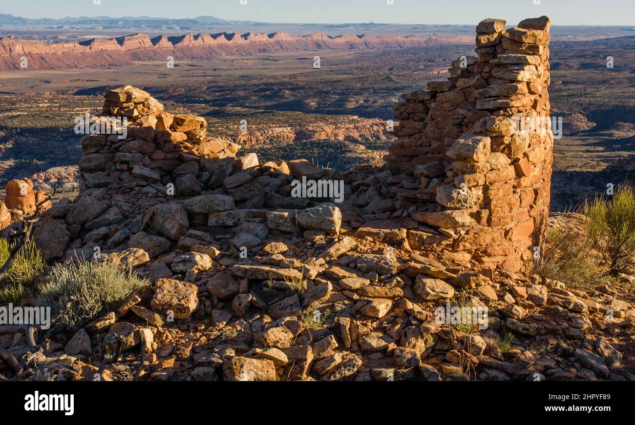 The Baullie Towers Ruins on Cedar Mesa in southeastern Utah are ...