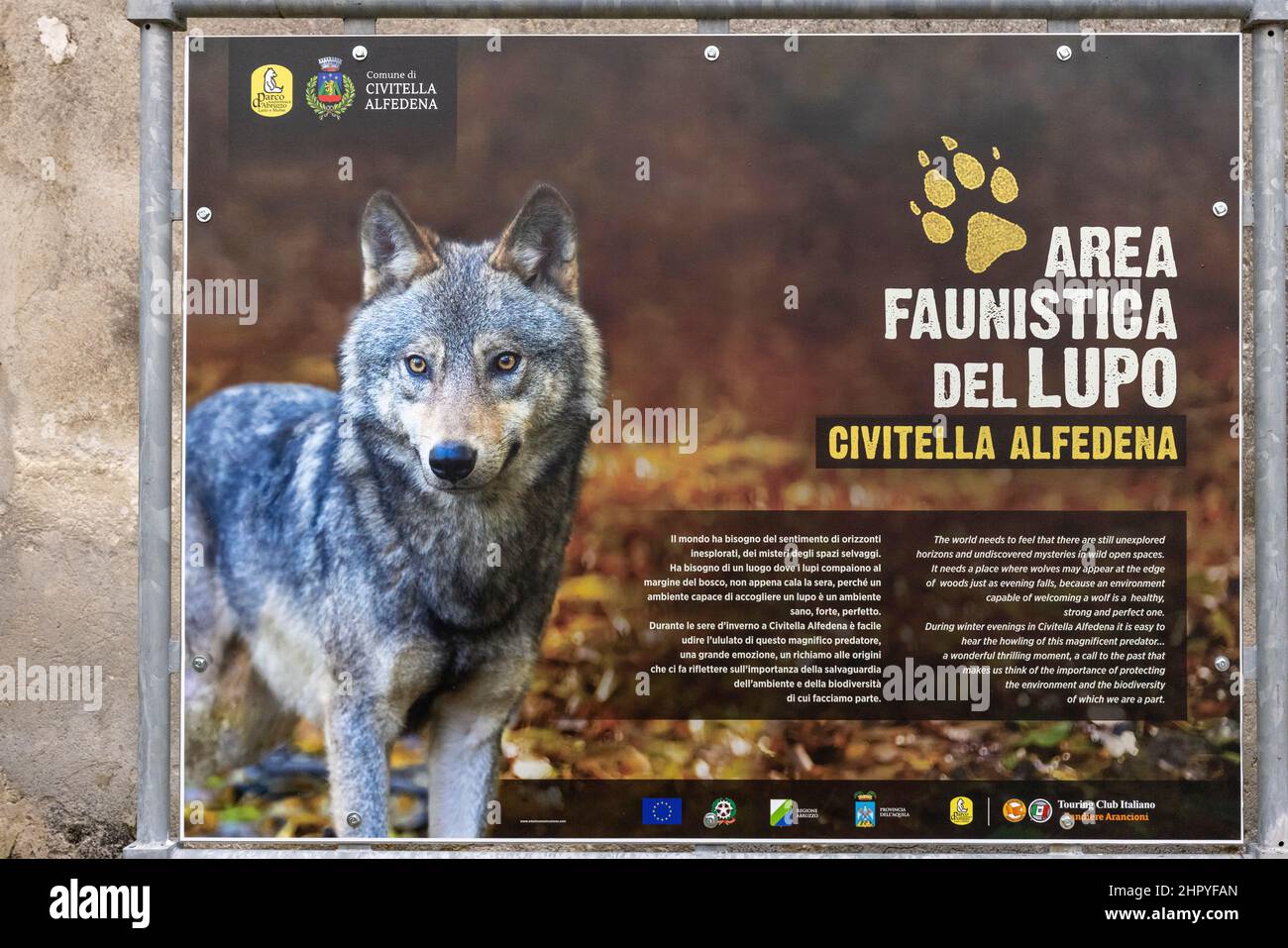 In the village of Civitella Alfedena, in the heart of the Abruzzo ...