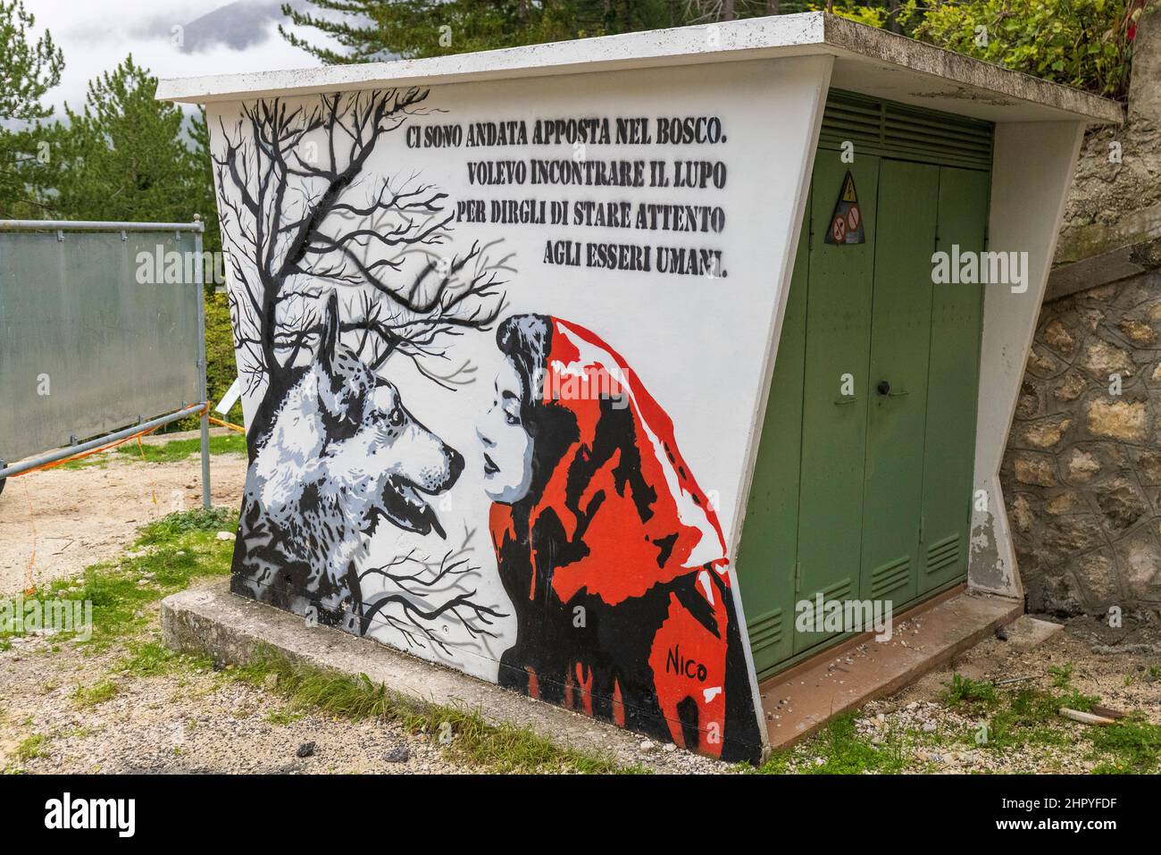In the village of Civitella Alfedena, in the heart of the Abruzzo ...