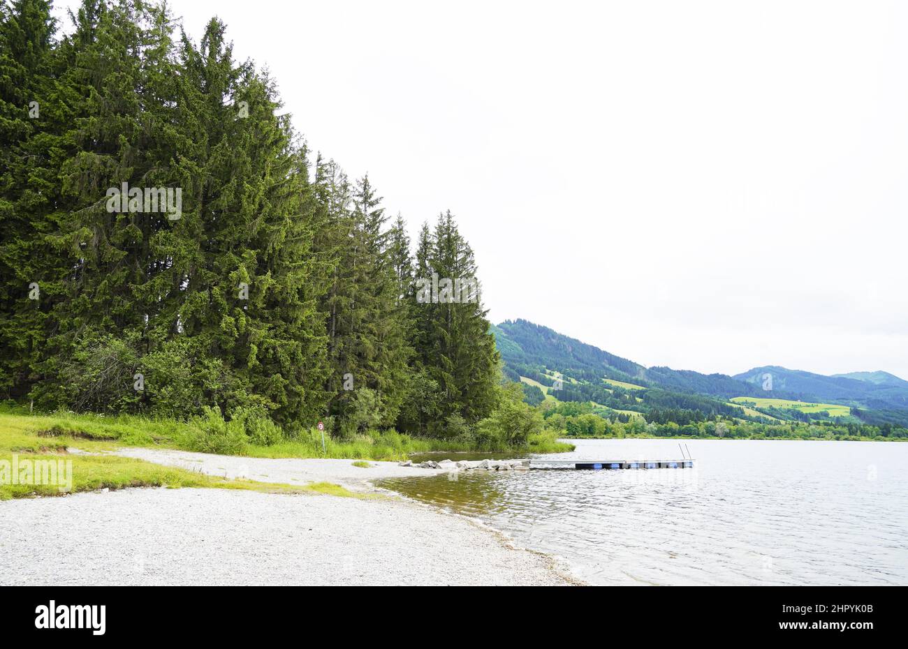Mesmerizing view of Gruntensee Lake in Allgau, Bavaria Stock Photo - Alamy