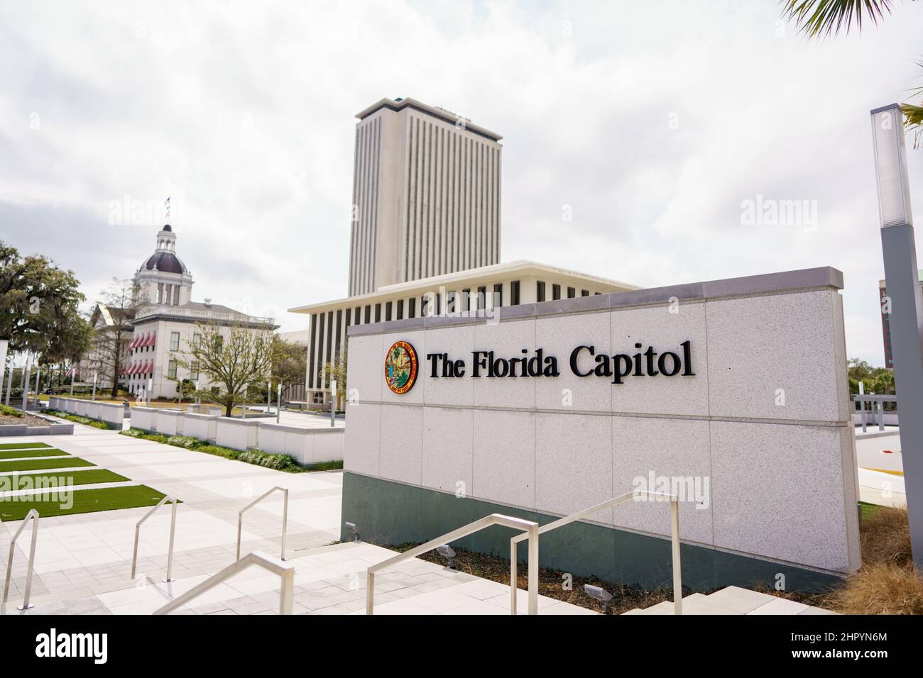 Tallahassee, FL, USA - February 18, 2022: Florida State Capitol ...