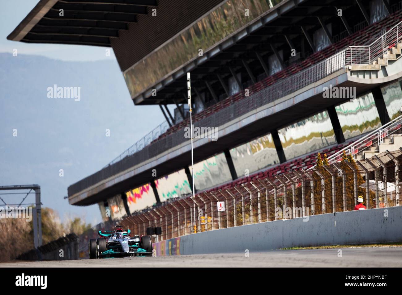 Lewis Hamilton (GBR) Mercedes AMG F1 W13. 24.02.2022. Formula One ...