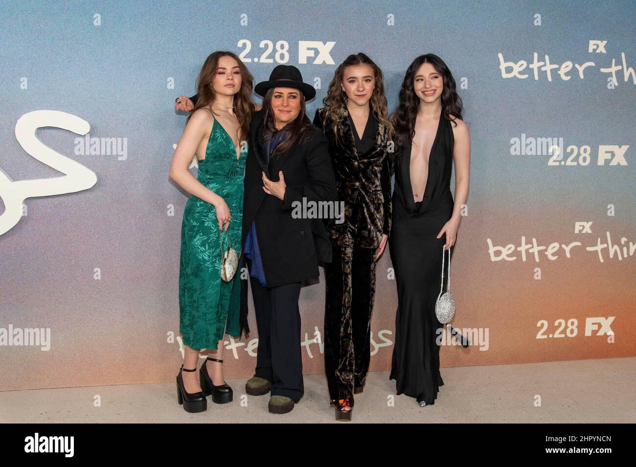 Hannah Riley, Pamela Adlon, Olivia Edward, Mikey Madison attend FX's ...