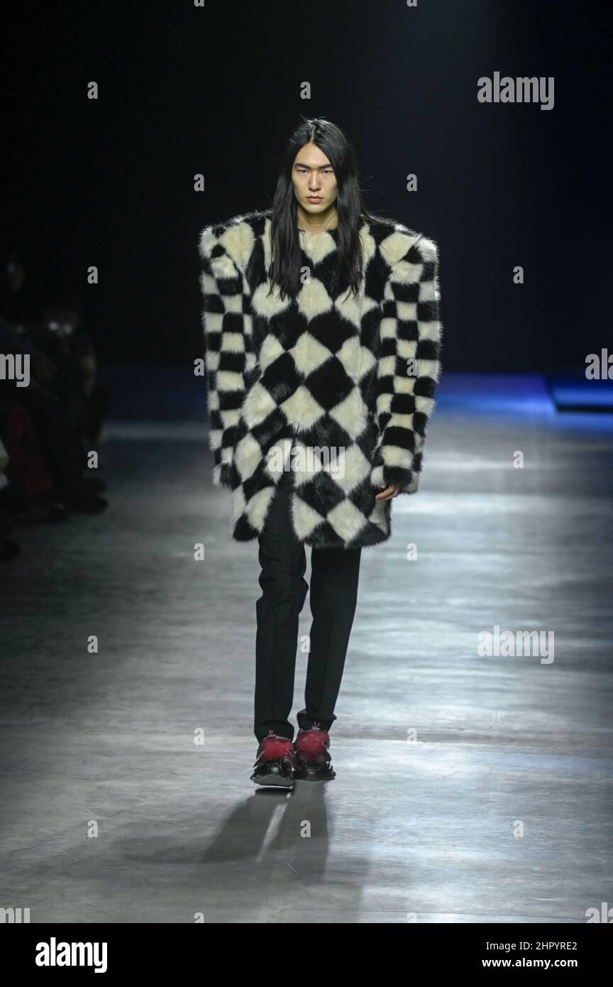 Milan, Italy. 24th Feb, 2022. Milan Fashion Week, Fall Winter 2022 2023 ...