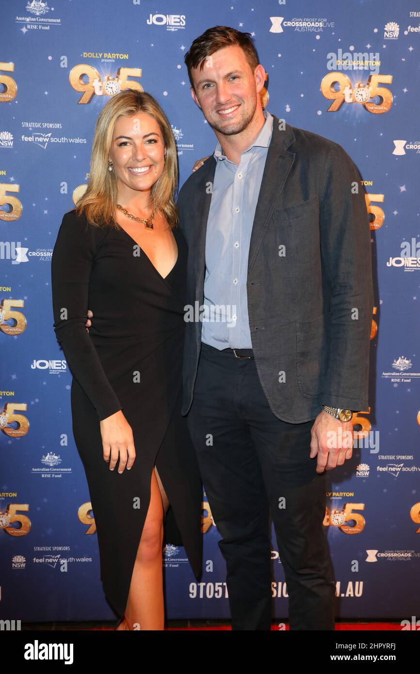 February 24, 2022: GABRIELLA POWER and partner attends the Australian ...