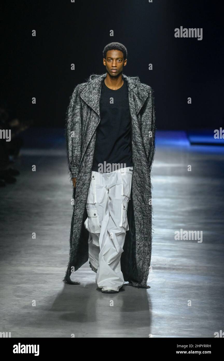 Milan, Italy. 24th Feb, 2022. Milan Fashion Week, Fall Winter 2022 2023 ...