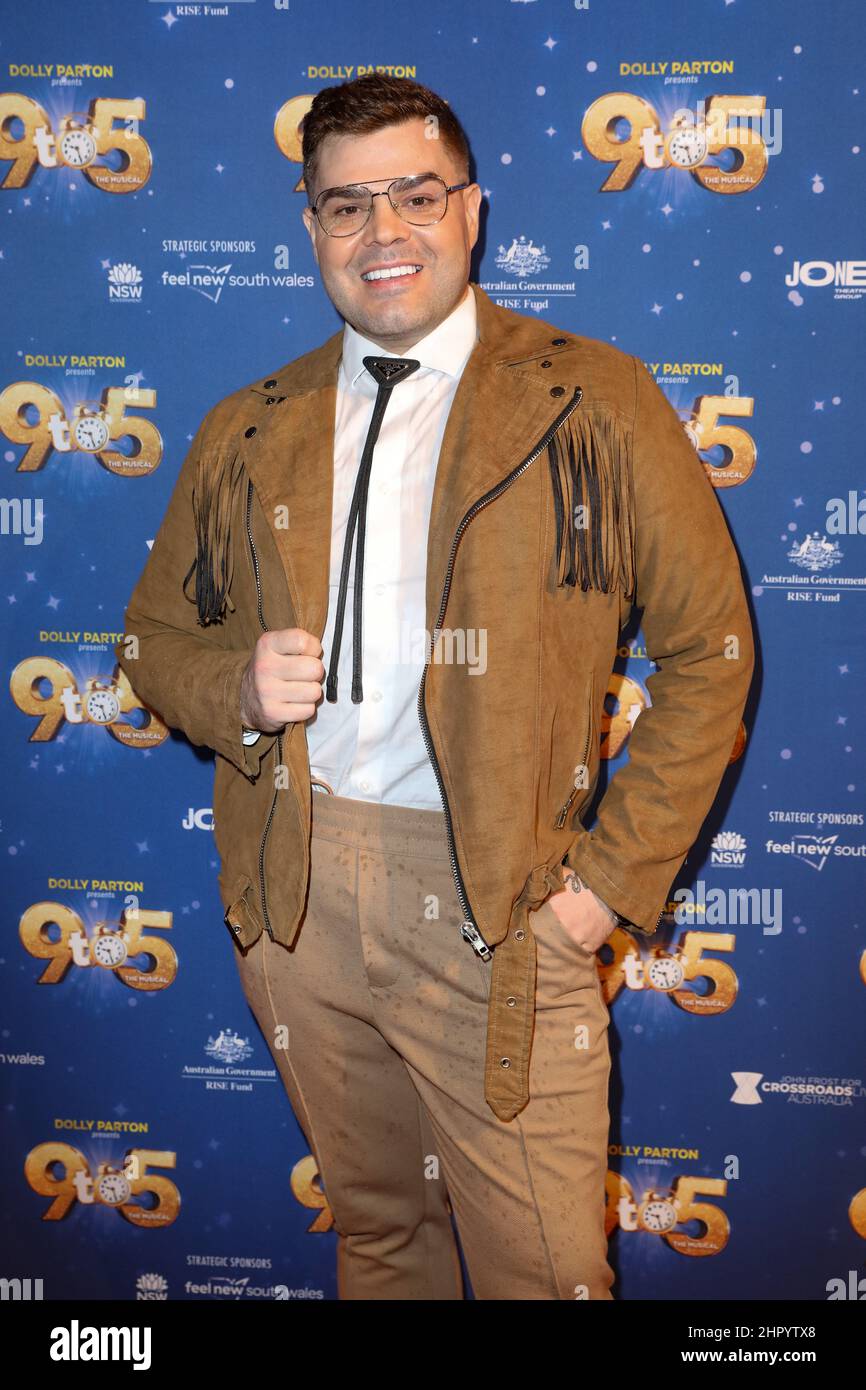 February 24, 2022: JUSTIN HILL attends the Australian Premiere of 9 to ...
