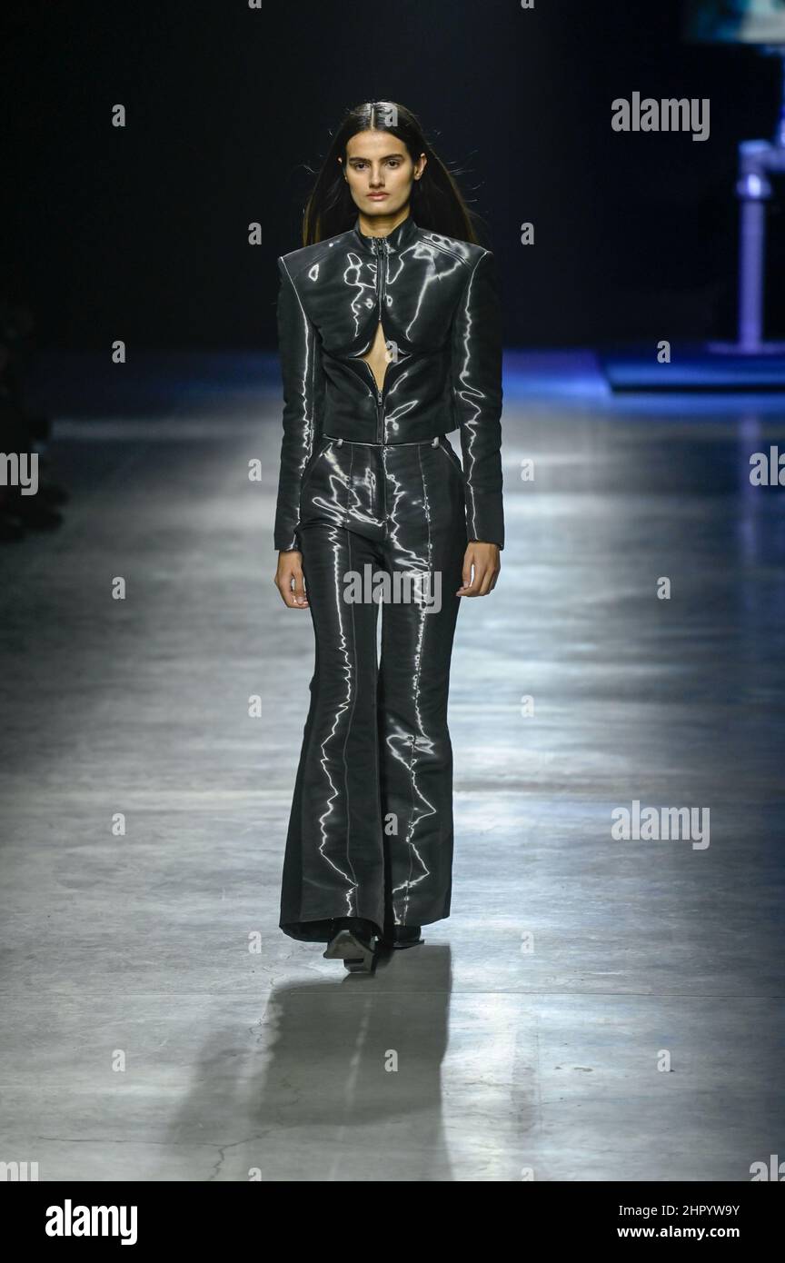 Milan, Italy. 24th Feb, 2022. Milan Fashion Week, Fall Winter 2022 2023 ...