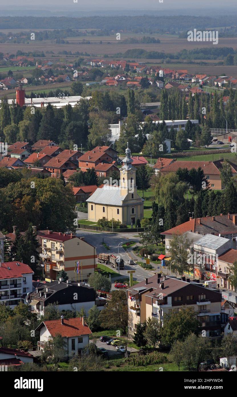 Parish church of Saint Joseph in Grubisno Polje, Croatia Stock Photo ...
