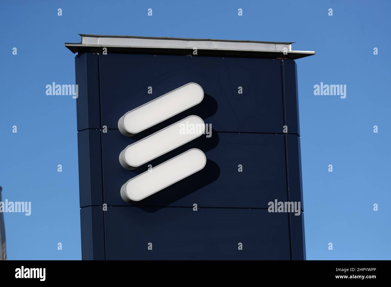 Ericsson signs hi-res stock photography and images - Alamy