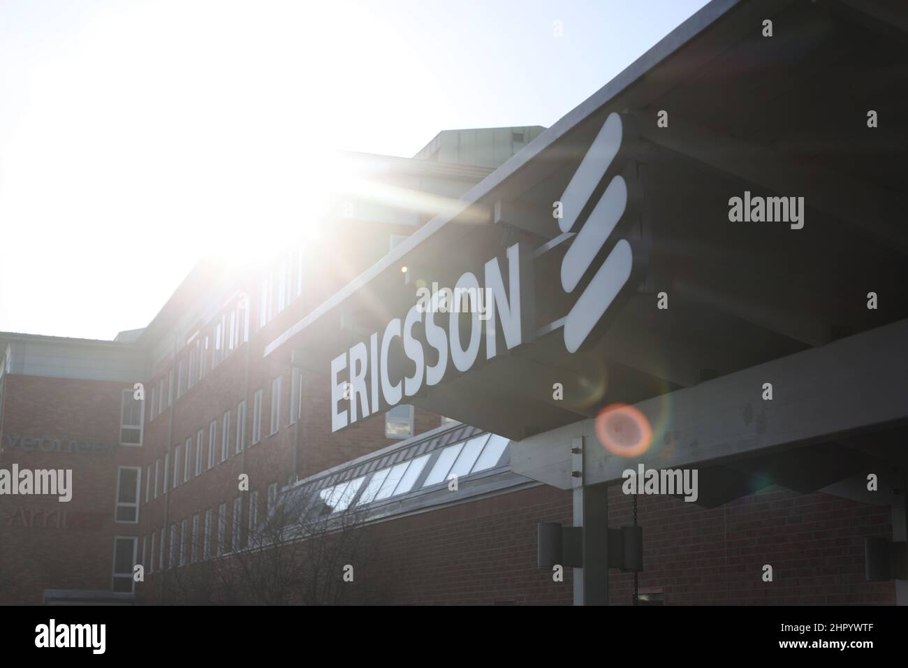 Ericsson signs hi-res stock photography and images - Alamy