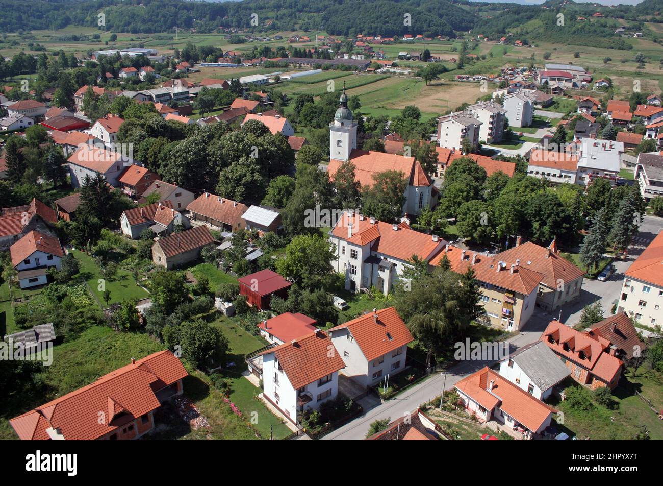 Parish Church of the Holy Trinity in Donja Stubica, Croatia Stock Photo ...