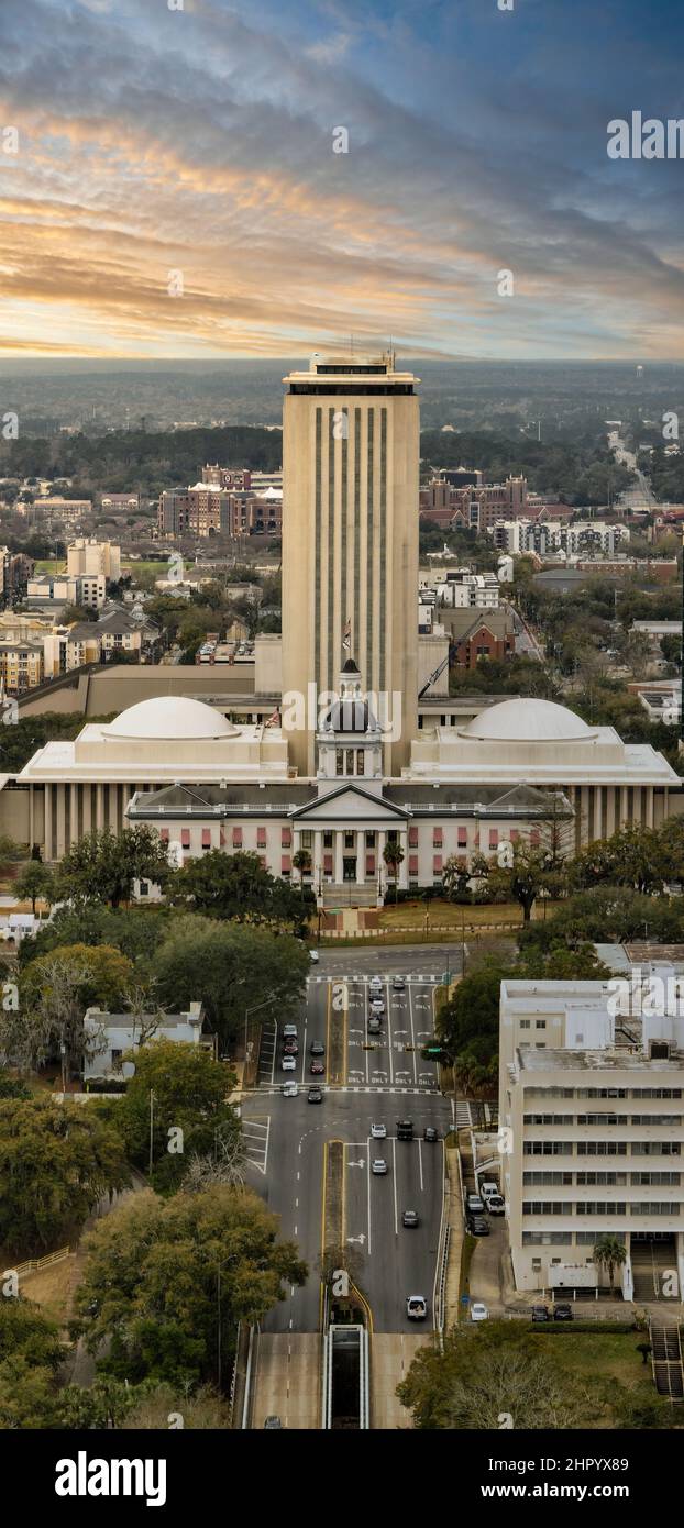 Vertorama Florida State Capitol Building Downtown Tallahassee Stock ...