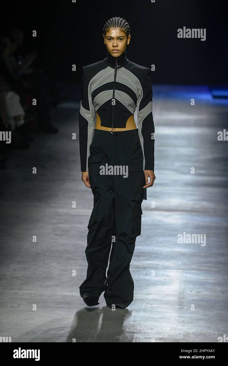 Milan, Italy. 24th Feb, 2022. Milan Fashion Week, Fall Winter 2022 2023 ...