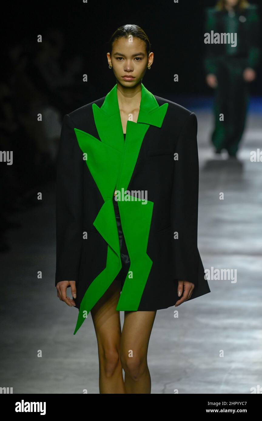 Milan, Italy. 24th Feb, 2022. Milan Fashion Week, Fall Winter 2022 2023 ...
