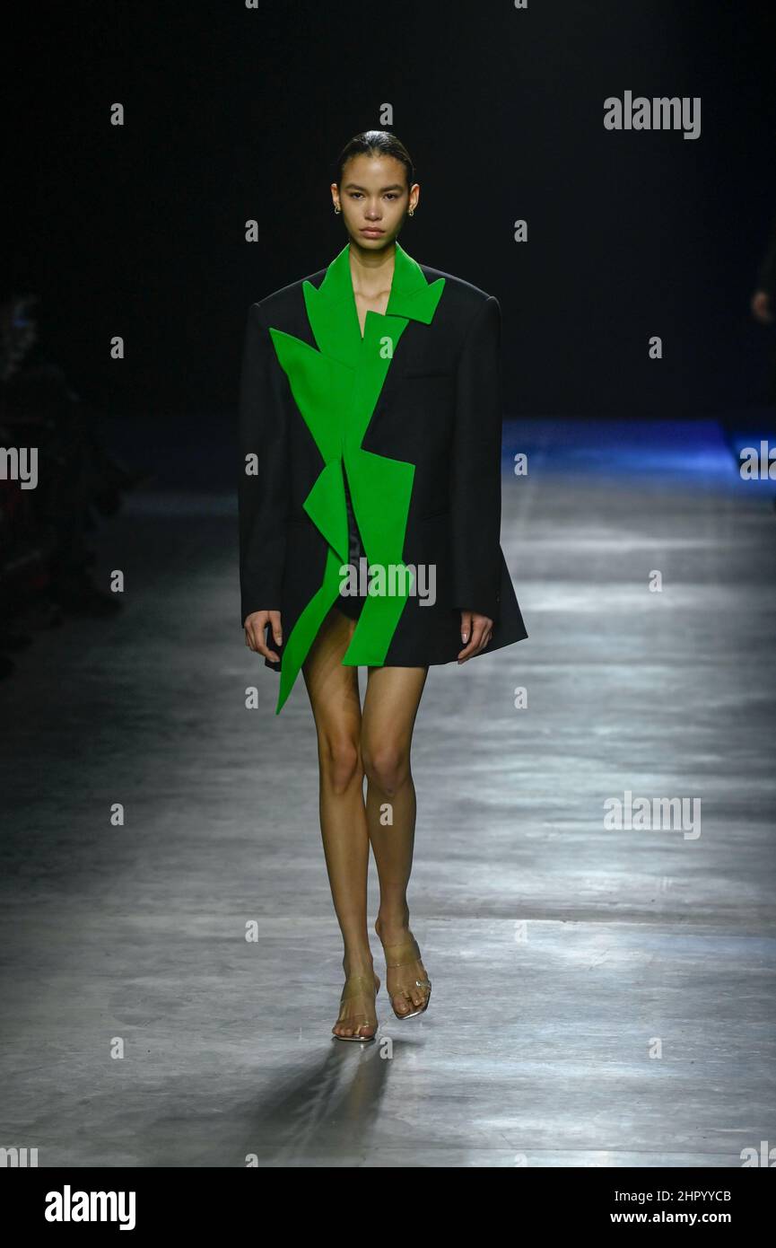 Milan, Italy. 24th Feb, 2022. Milan Fashion Week, Fall Winter 2022 2023 ...