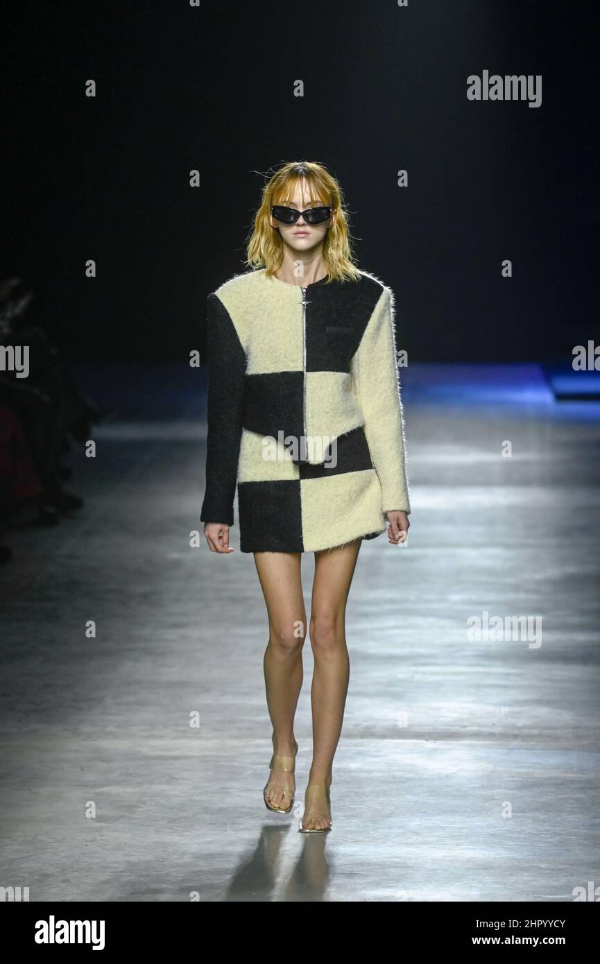Milan, Italy. 24th Feb, 2022. Milan Fashion Week, Fall Winter 2022 2023 ...