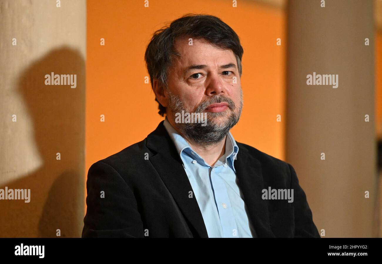 Gotha, Germany. 24th Feb, 2022. Peter Frenzel, professor at the ...