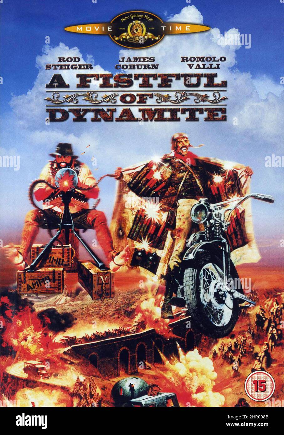 DVD Cover. "A Fistful of Dynamite". Sergio Leone Stock Photo - Alamy