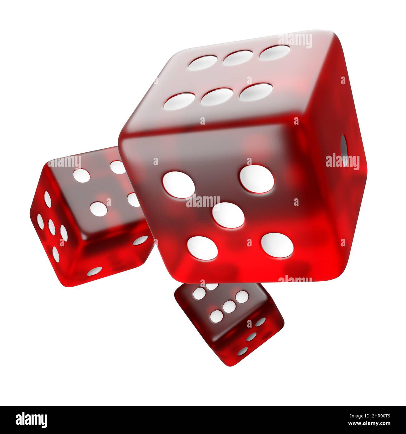 Number on a dice Cut Out Stock Images & Pictures - Alamy