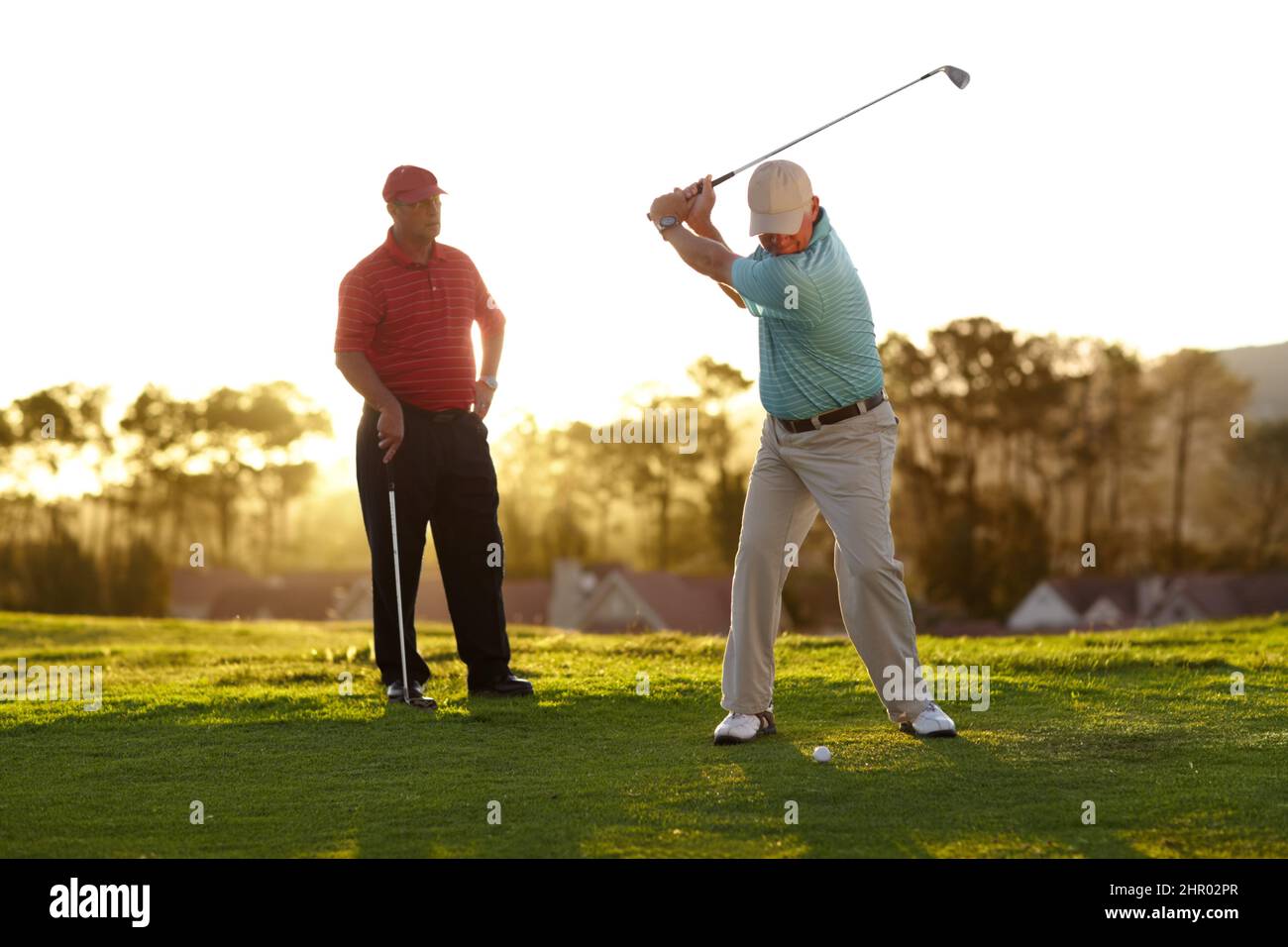 Round golf old course hi-res stock photography and images - Alamy
