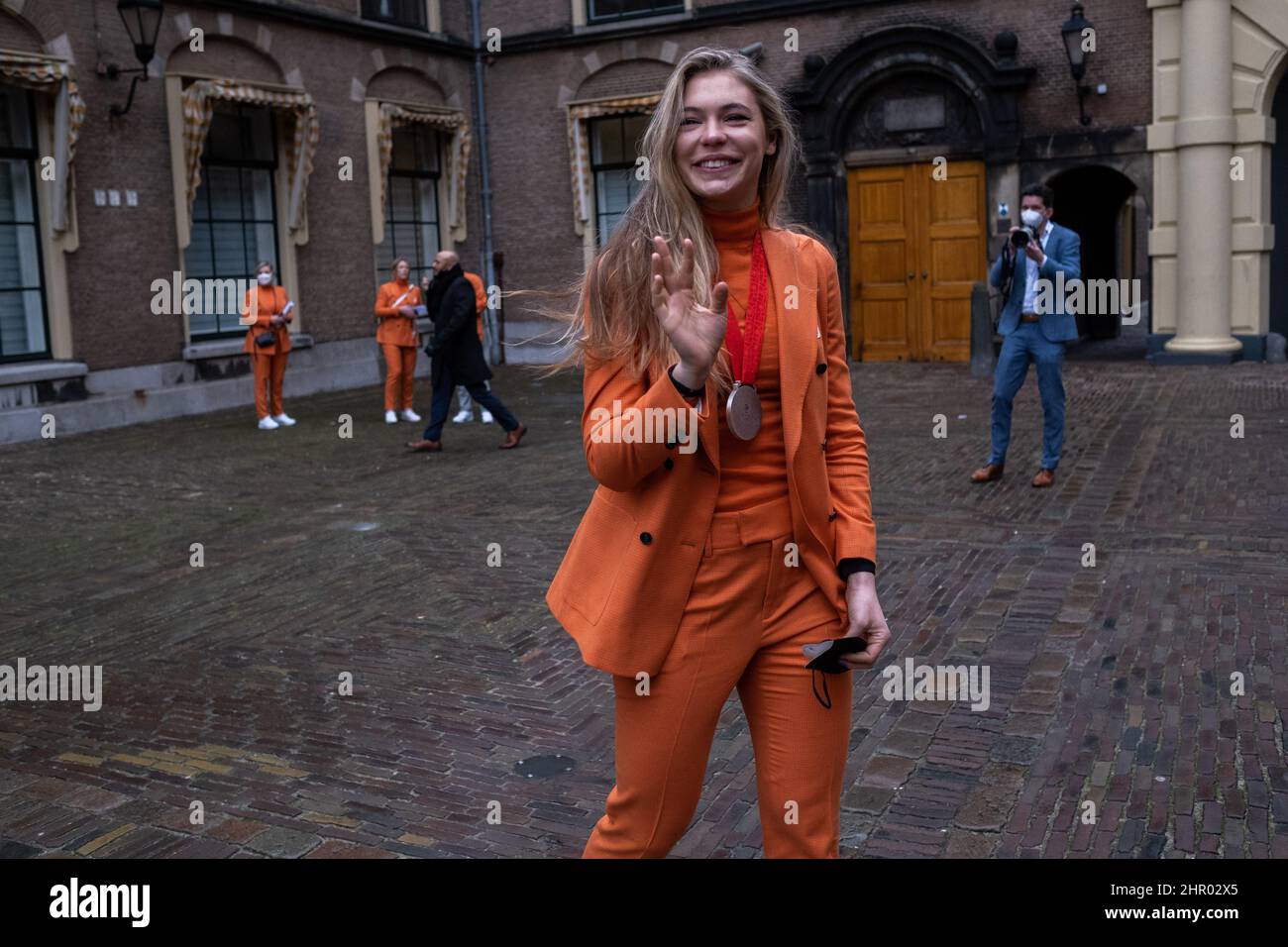 Netherlands, The Hague on 22/02/2022. Dutch Prime Minister Mark Rutte ...
